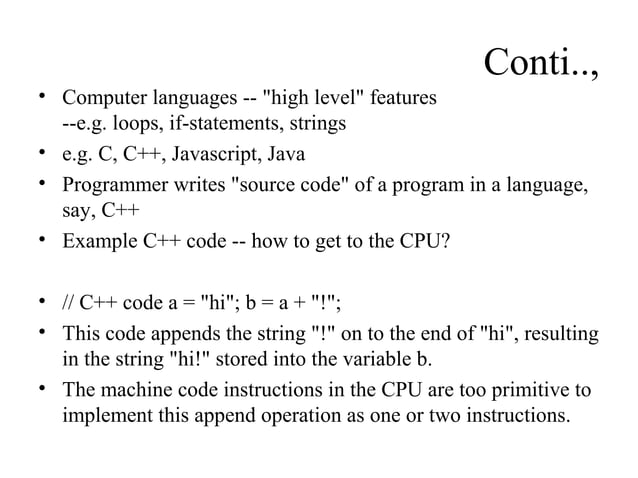 computer languages | PPT | Free Download