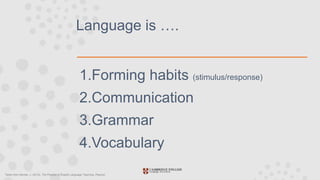 1. language and methods | PPTX | Education