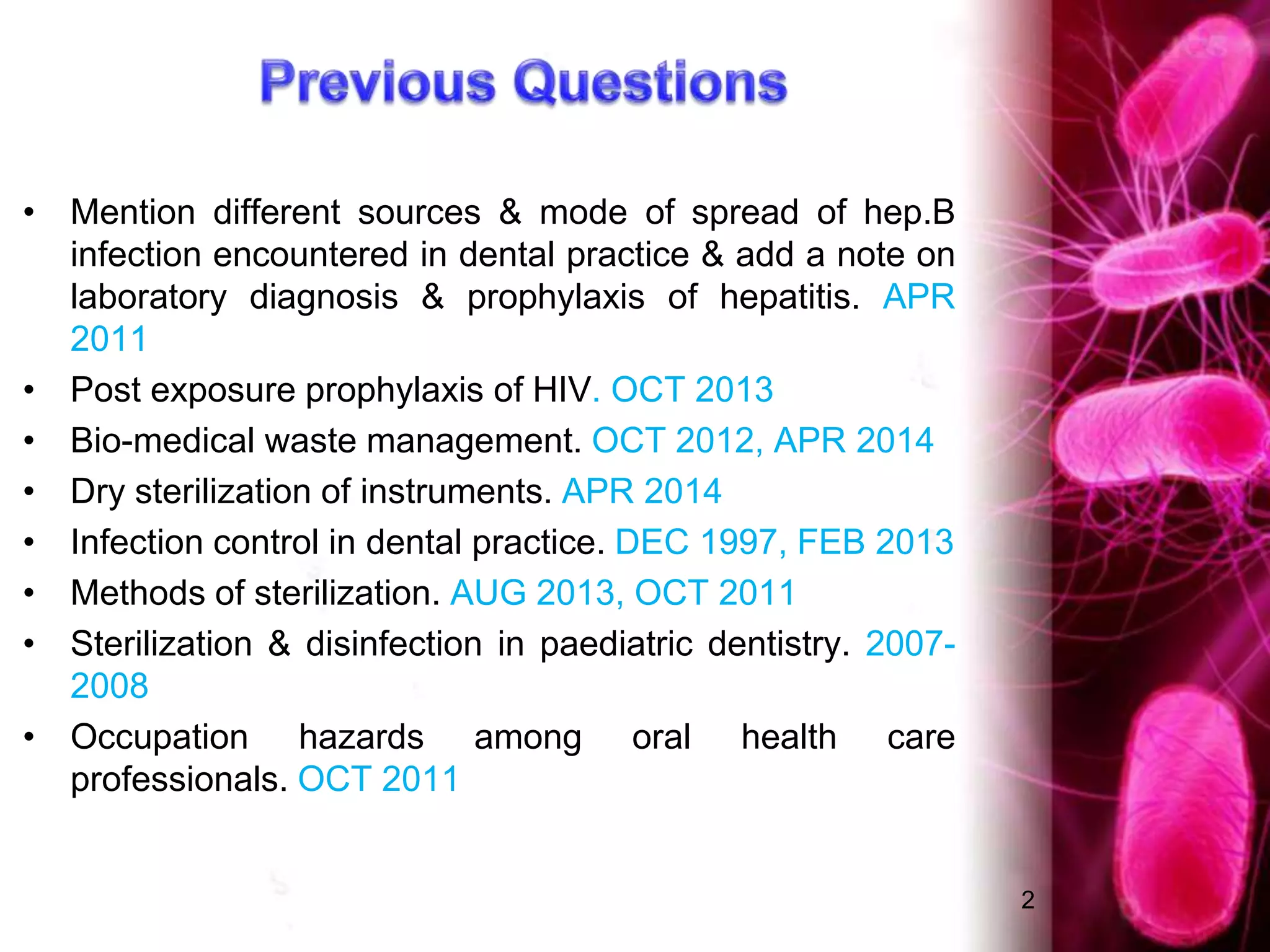 1.infection control | PPT