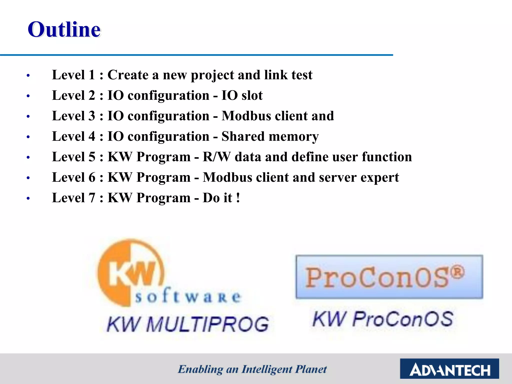 [Advantech] PAC SW Multiprog Tutorial step by step | PDF