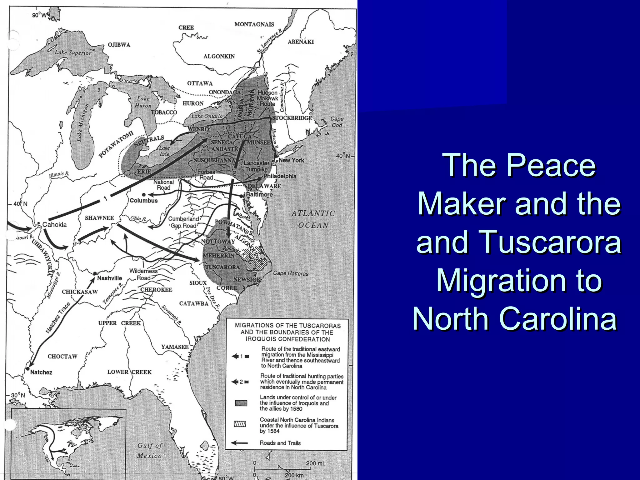 1. tuscarora and indian woods history | PPT