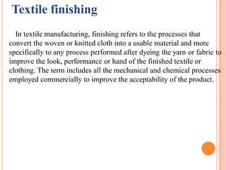 1. textile finishing (1) | PDF