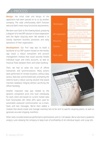 Alpha Recycling Case Study By PGS Software Ltd | PDF