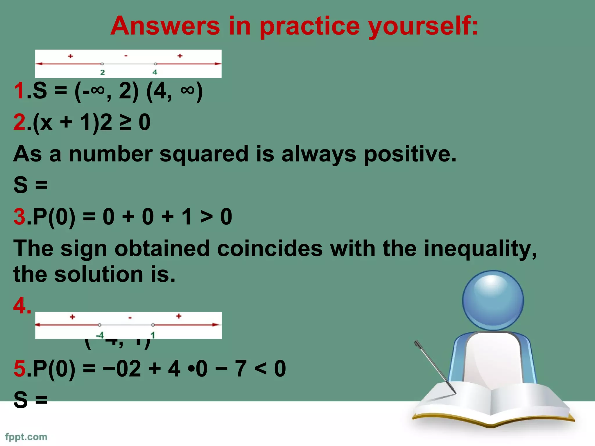Grade mathematics: Quadratic Inequalities | PPT | Physics | Science