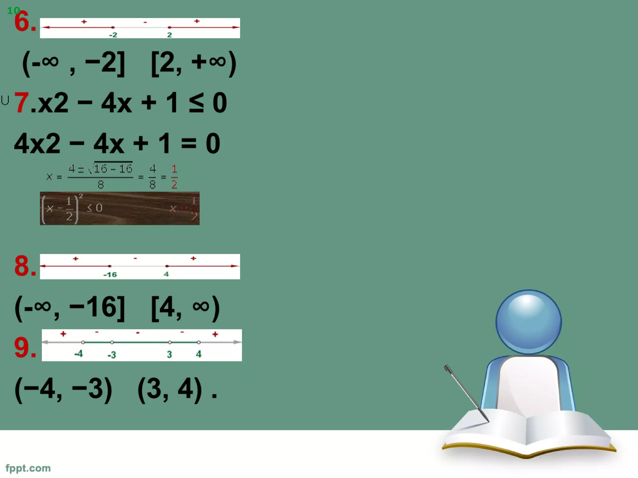 Grade mathematics: Quadratic Inequalities | PPT