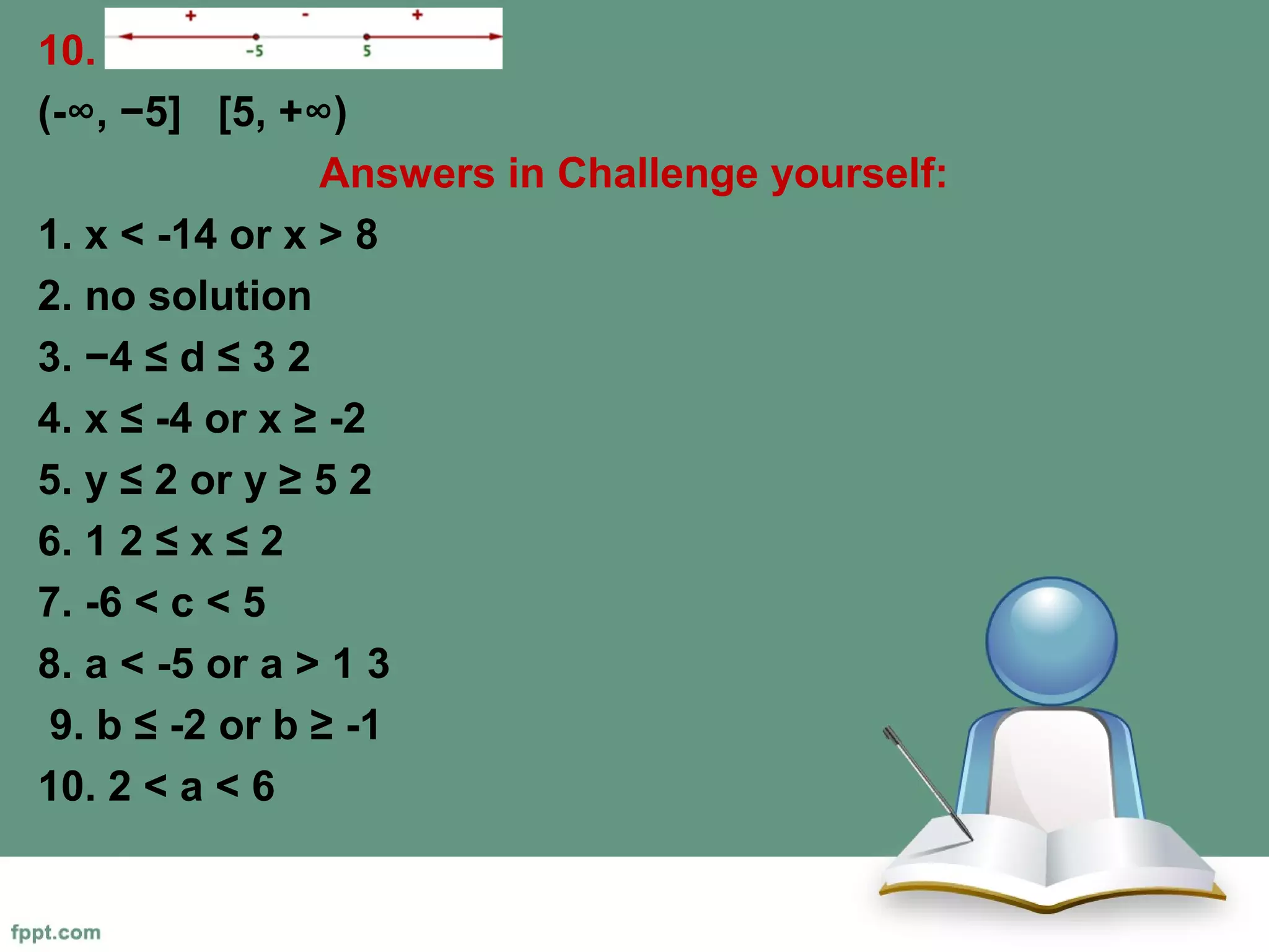 Grade mathematics: Quadratic Inequalities | PPT