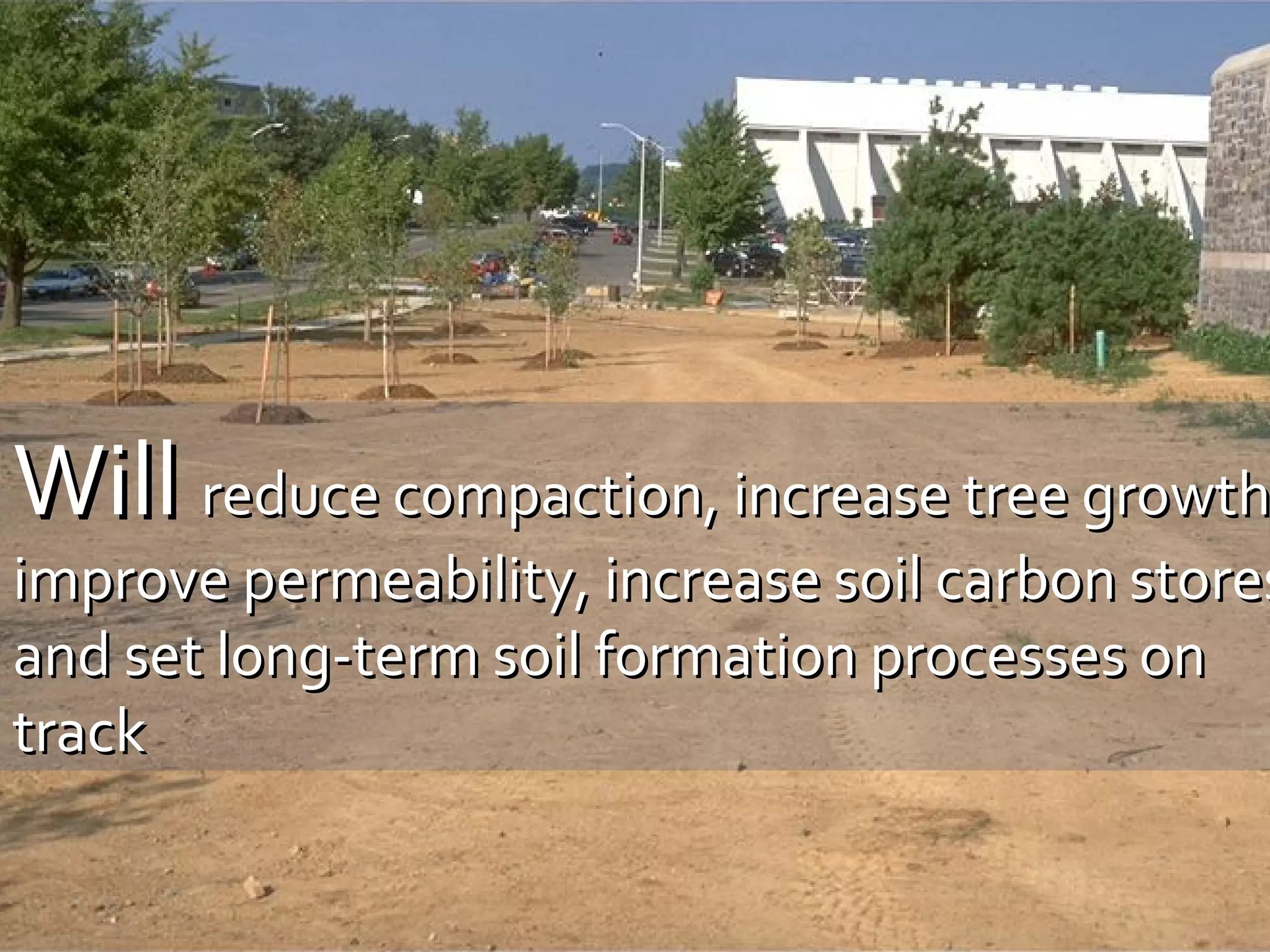 Soil Profile Rebuilding, A technique for Rehabilitating Compacted Urban ...