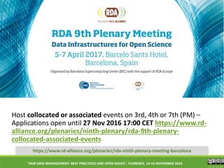 Research Data Alliance Overview | PPT