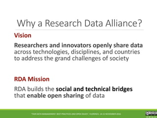 Research Data Alliance Overview | PPT