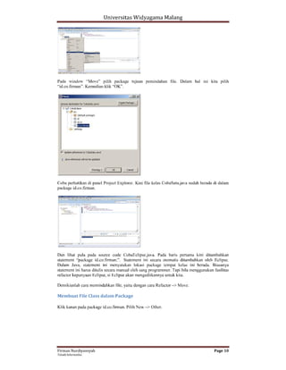 1. Materi Java Eclipse1 | PDF