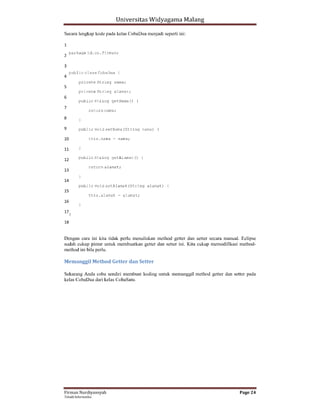 1. Materi Java Eclipse1 | PDF