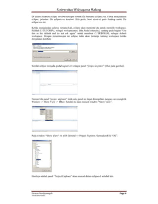 1. Materi Java Eclipse1 | PDF