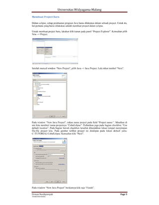 1. Materi Java Eclipse1 | PDF