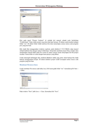 1. Materi Java Eclipse1 | PDF