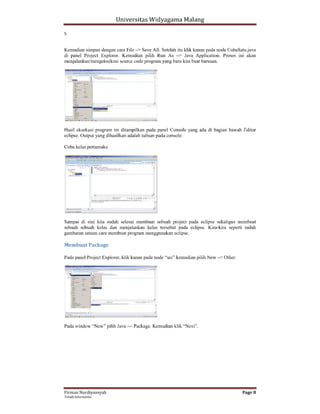 1. Materi Java Eclipse1 | PDF