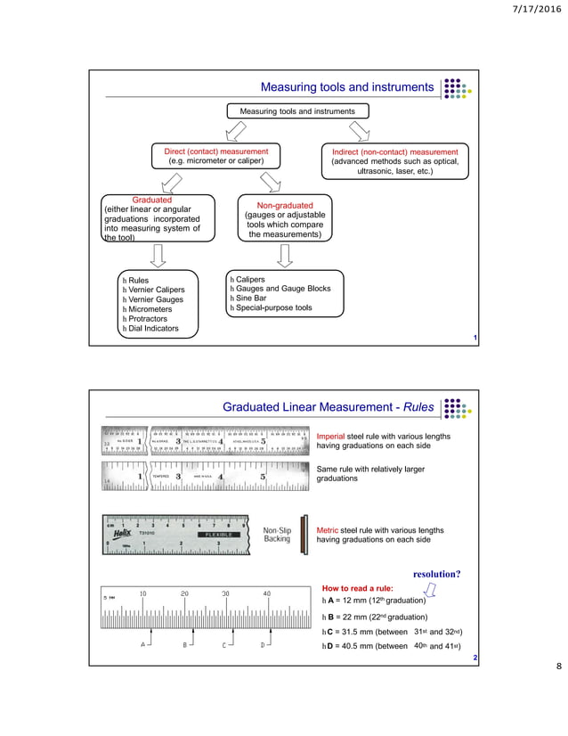Measurement standards | PDF