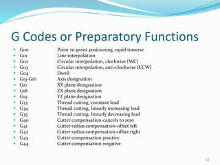 CNC Programming | PPTX