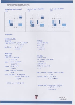 Building Structure // Column Analysis Report | PDF