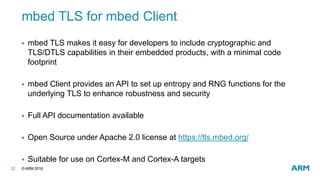 mbed Connect Asia 2016 Developing IoT endpoints with mbed client | PPT
