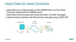 mbed Connect Asia 2016 Developing IoT endpoints with mbed client | PPT