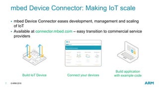 mbed Connect Asia 2016 Developing IoT endpoints with mbed client | PPT