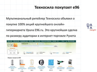 eCommerce в России 2016: Итоги года | PPTX | Business | Business and Finance