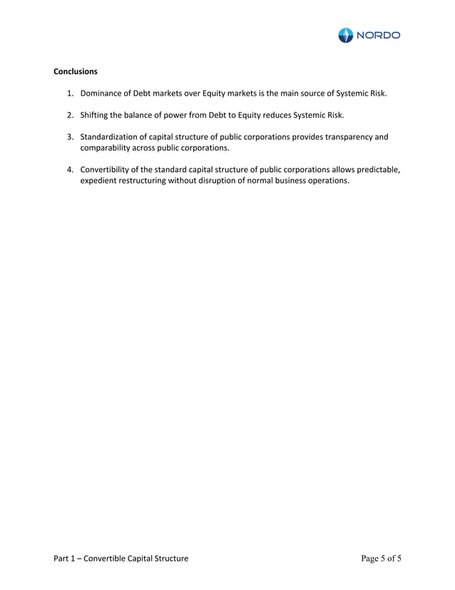 Next Generation Financial Architecture. Part 1 - Convertible Capital ...