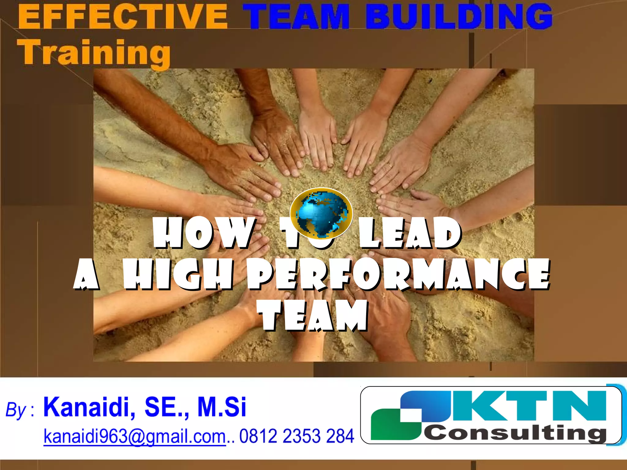 Effective Team Building_Materi Sharing Session dgn para Karyawan ...
