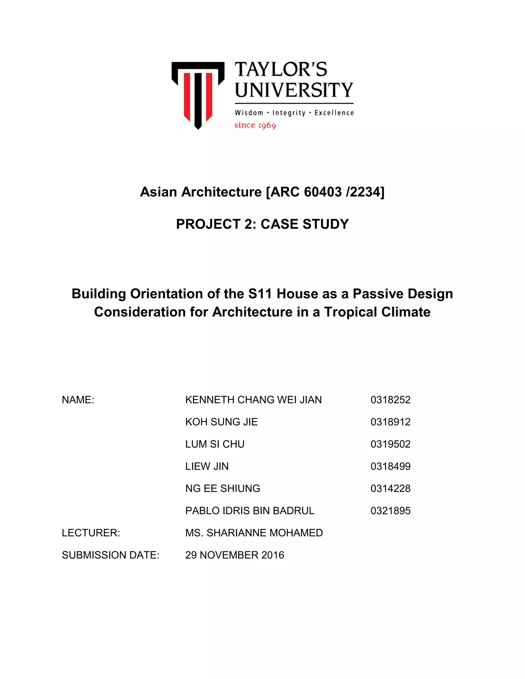 S11 House Contextual Architecture Report | PDF