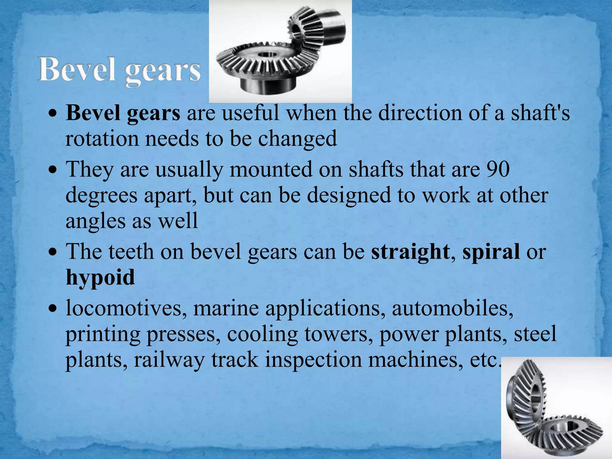 Gears in Kinematics of Machine(KOM) subject | PPTX
