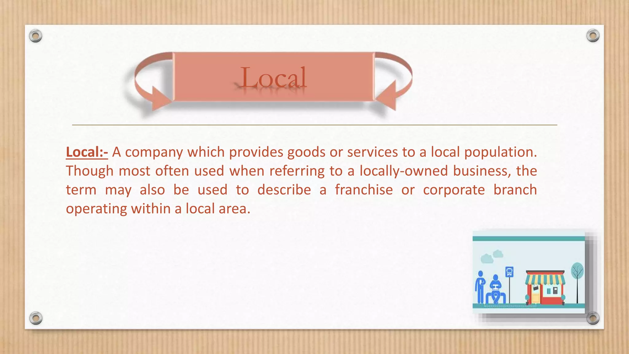 Range of Different Types of Businesses. | PPTX