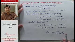 1.2.6 analysis of centre tapped fwr parameters | PPT