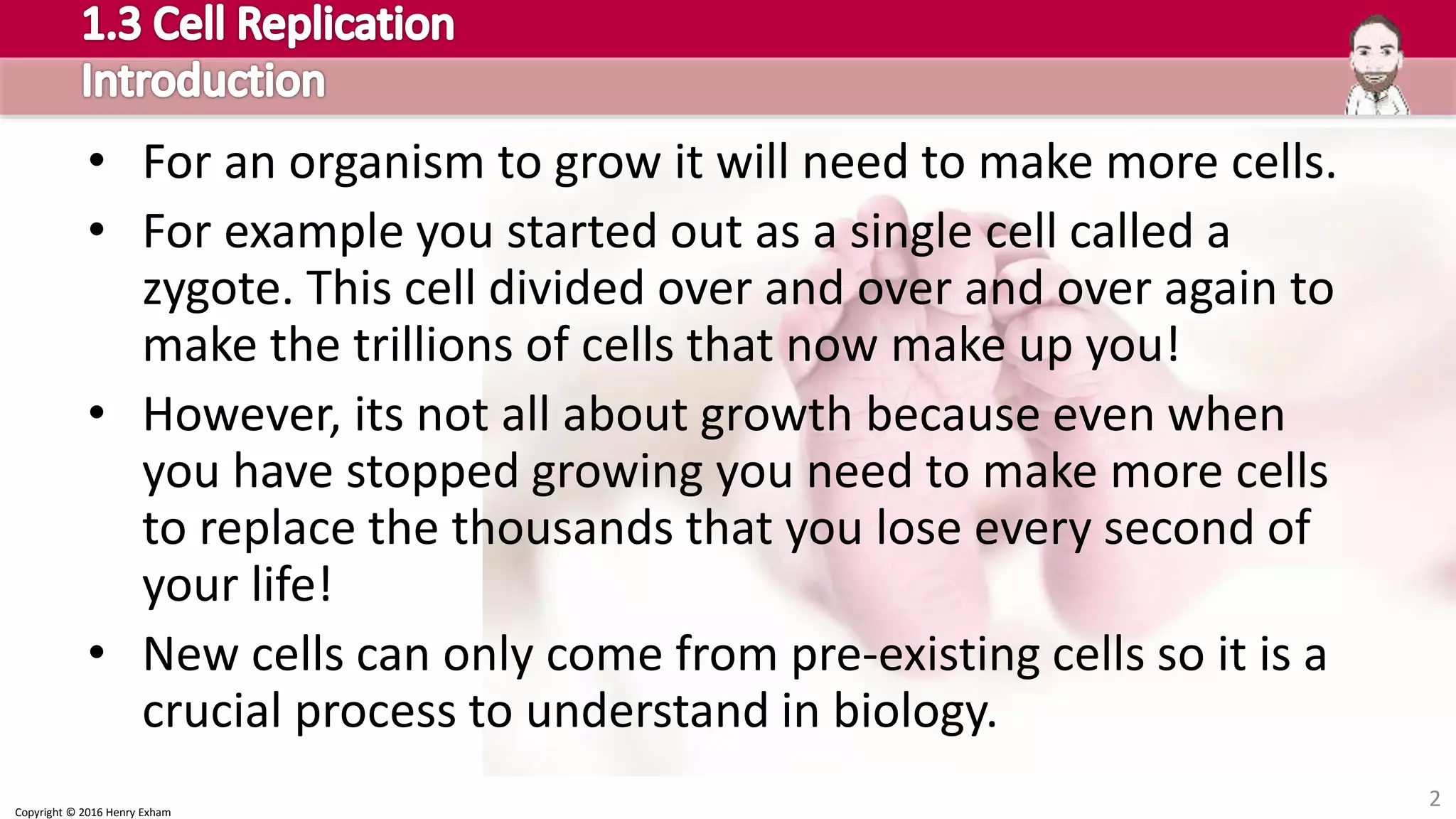 Cambridge Pre-U Biology - 1.3 DNA Replication | PPTX