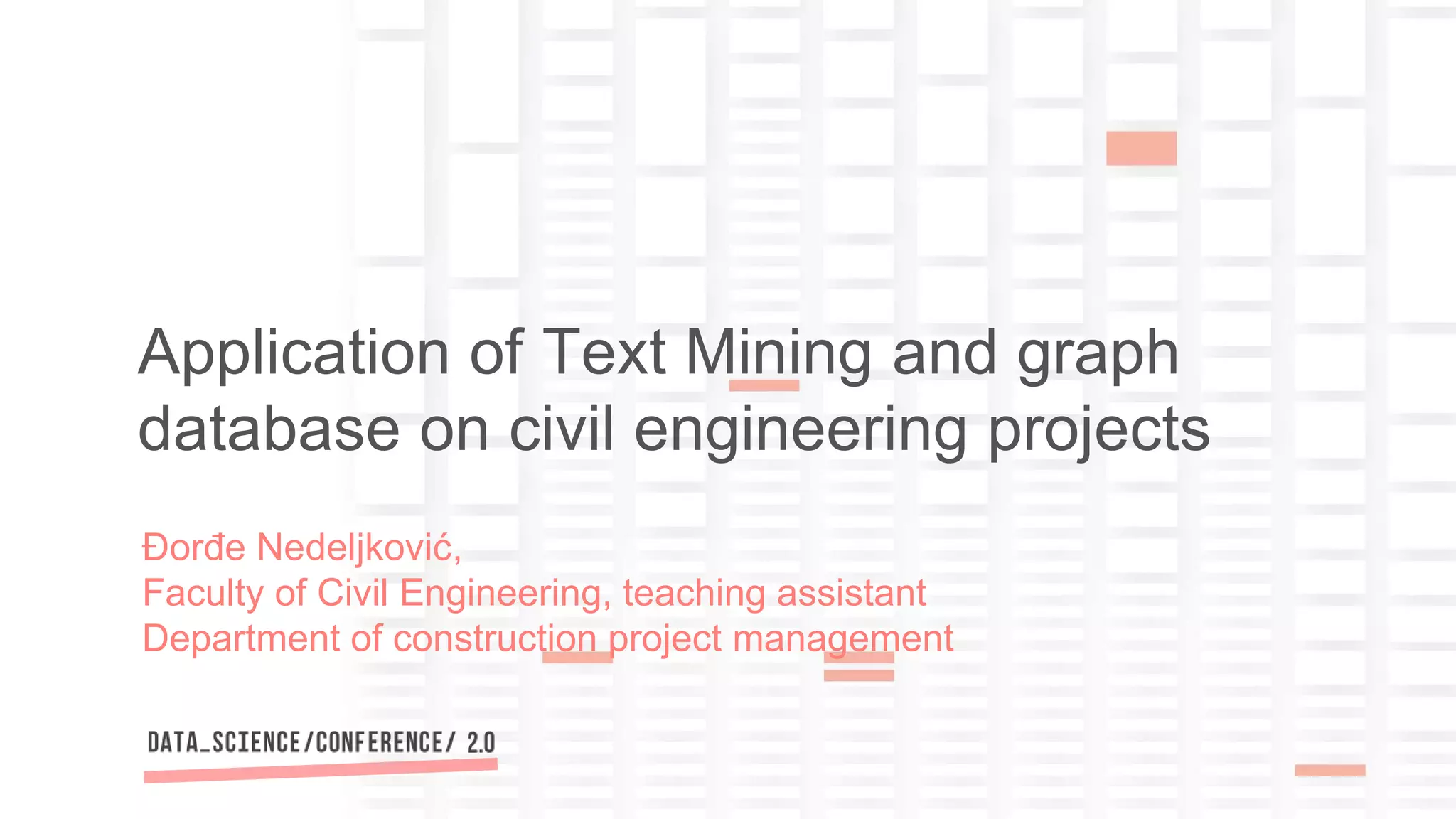 Application of text mining and graph database on civil engineering ...