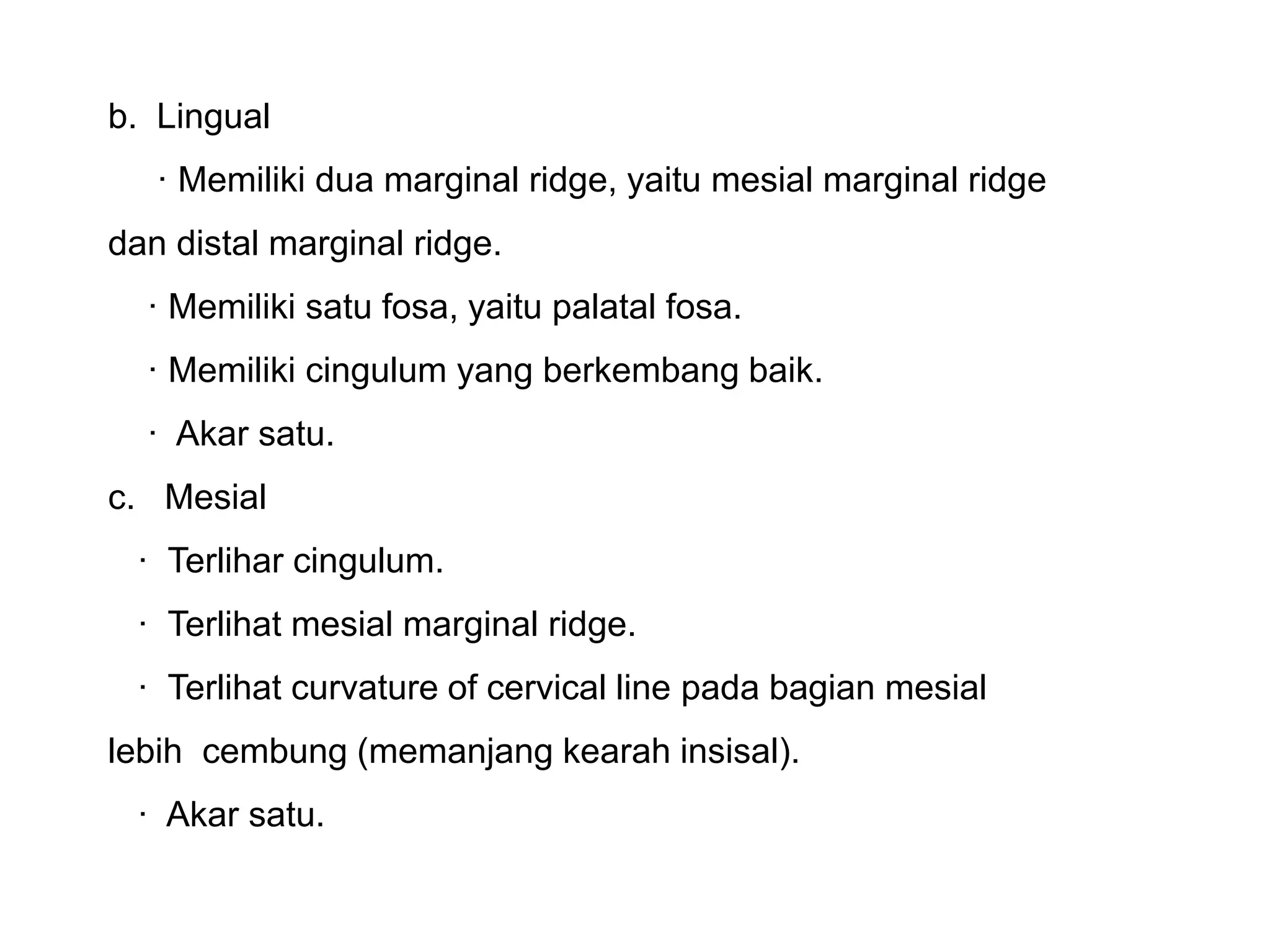 1. anatomi gigi insisivus sentral atas kanan | PPTX