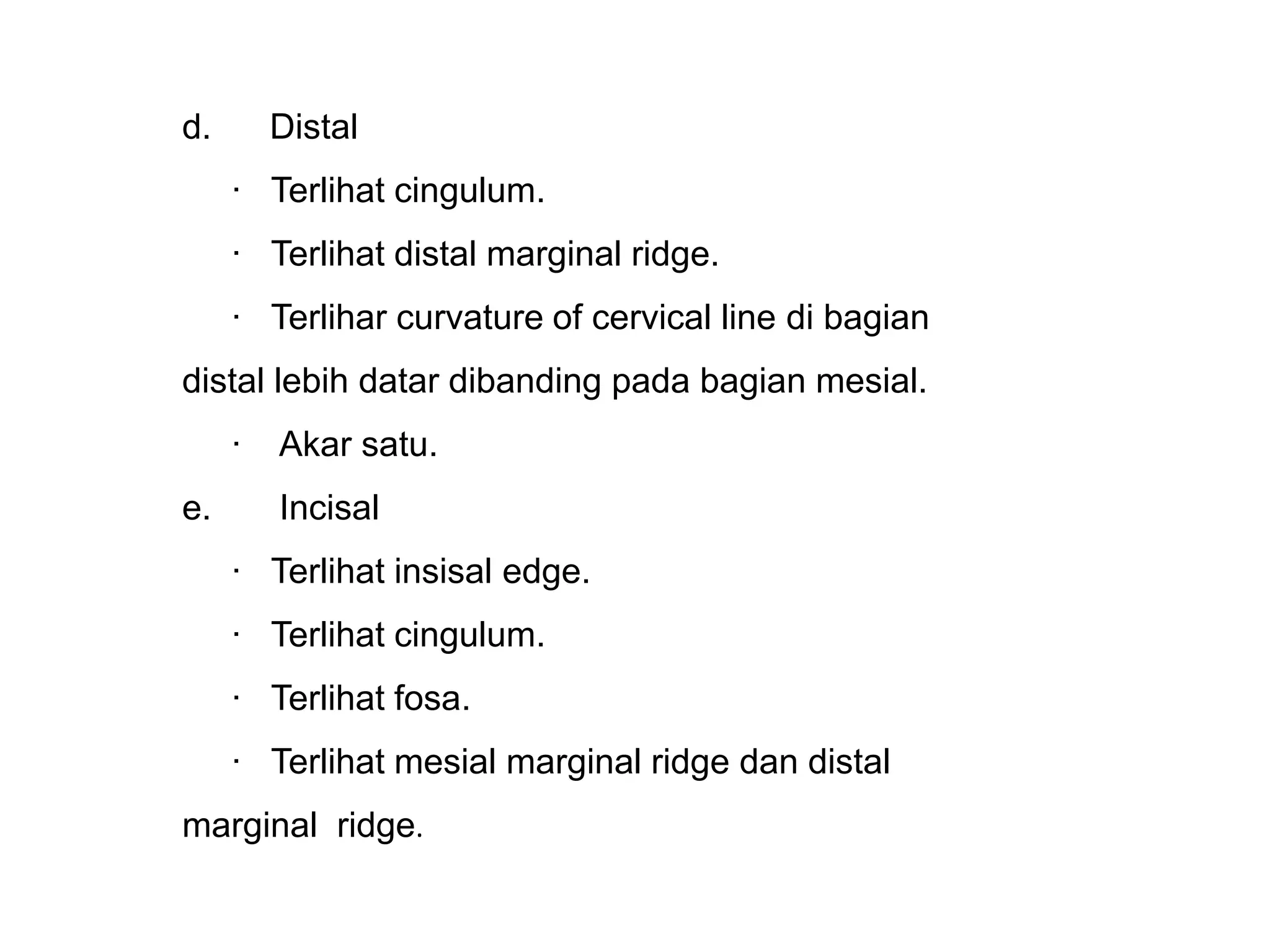 1. anatomi gigi insisivus sentral atas kanan | PPTX