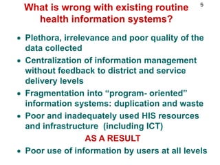 Strengthening Routine Health Information Systems through Regional Networks | PPT