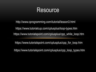 While and For Loops | PPT