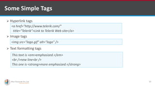 HTML Basics by software development company india | PPTX