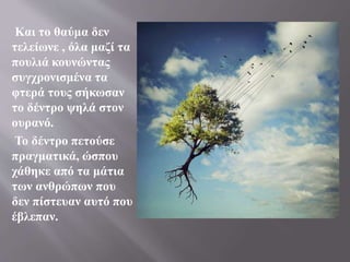 το δέντρο που ειχε φτερά | PPT