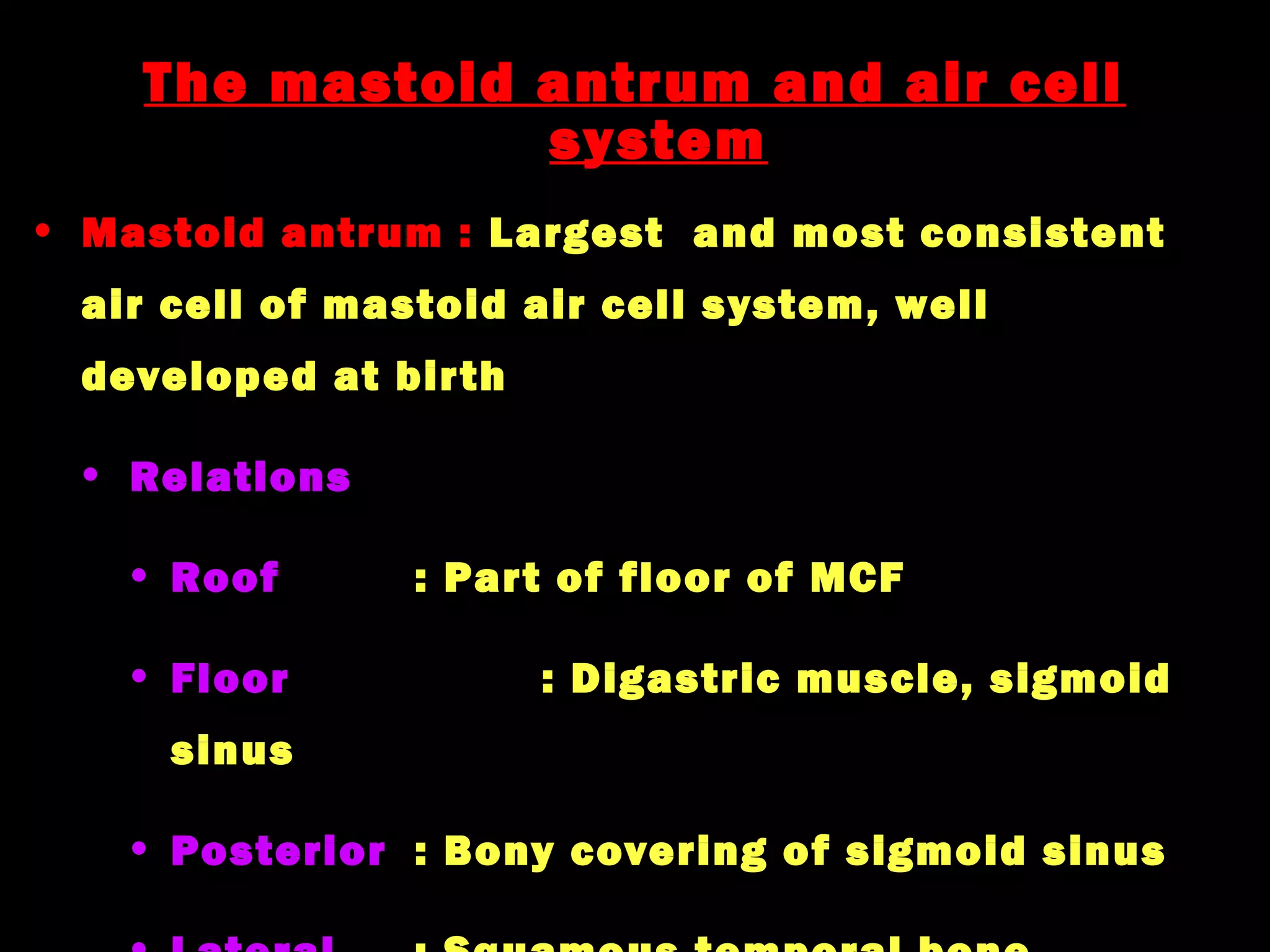 Anatomy of ear and mastoid | PPT