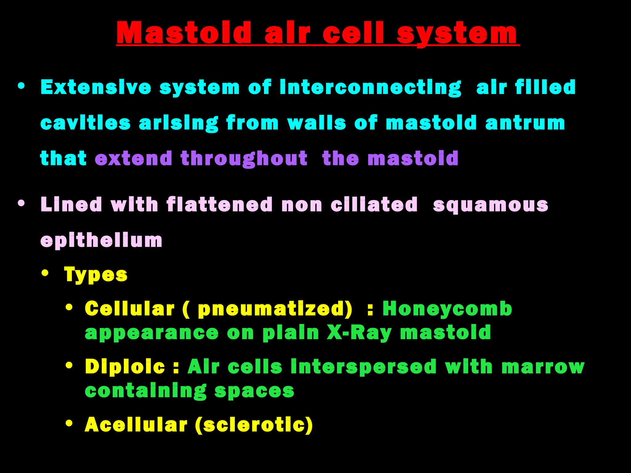 Anatomy of ear and mastoid | PPT