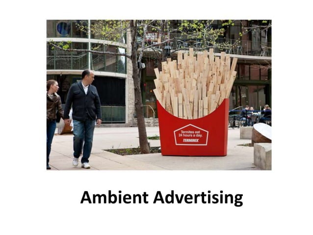 Ambient Advertising - Manu Melwin Joy | PPT