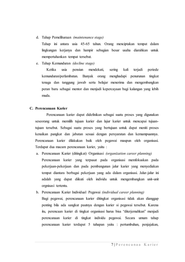 1.perencanaan karier | PDF