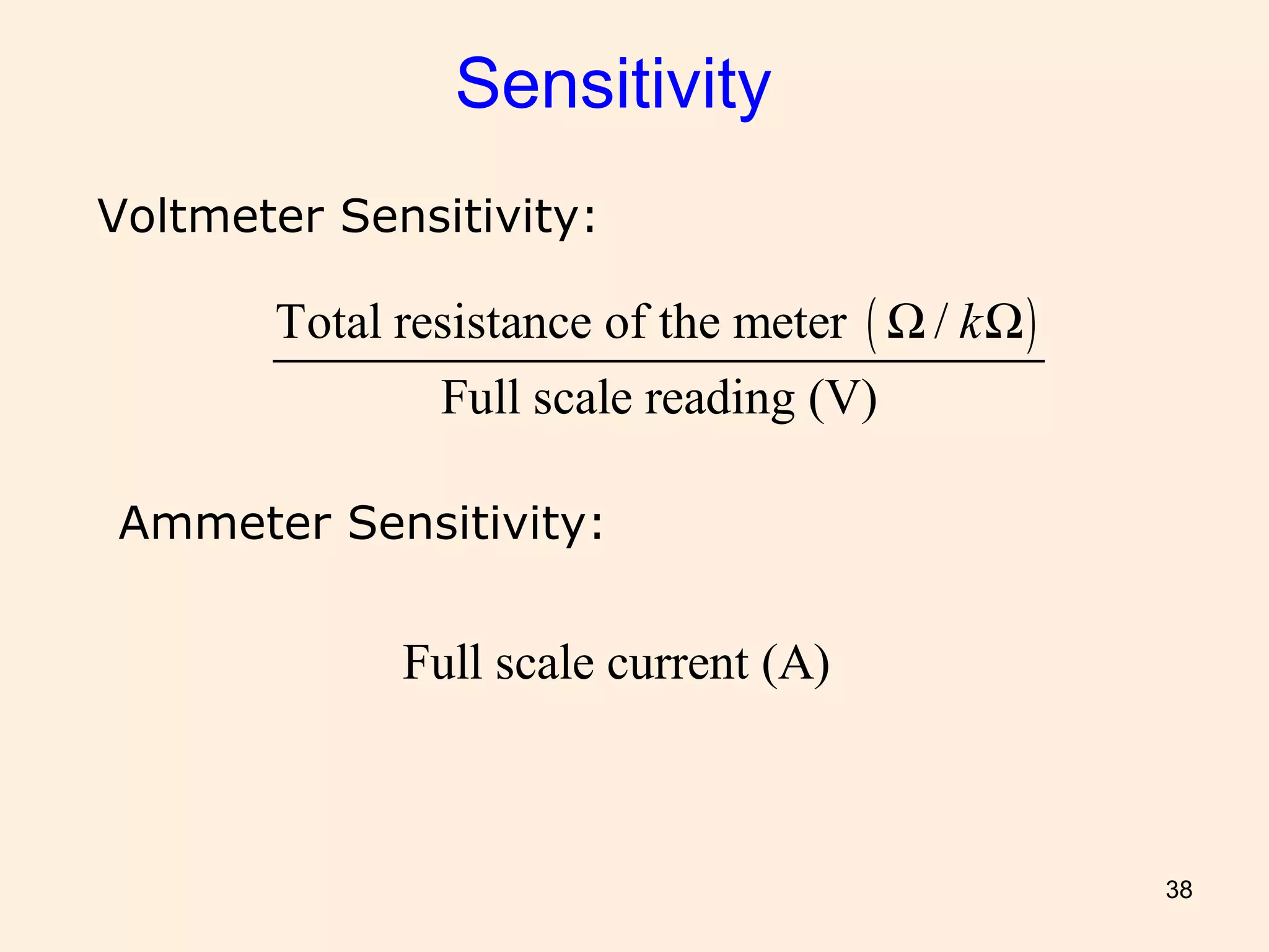 Electrical Measurement & Instruments | PPT