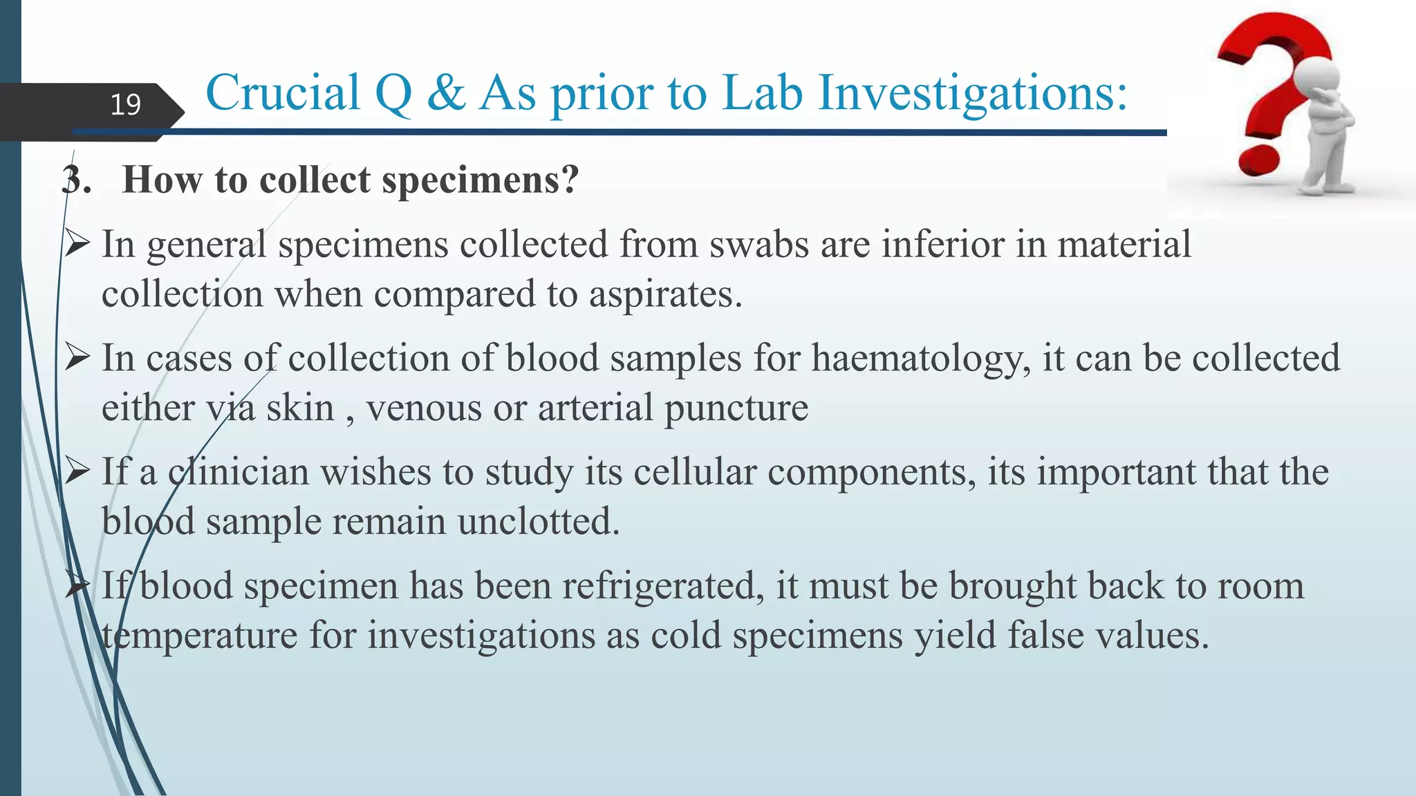 Routine laboratory investigations | PPTX