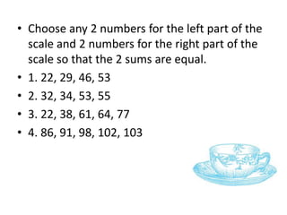 Contemporary Math- Introduction to equations | PPT