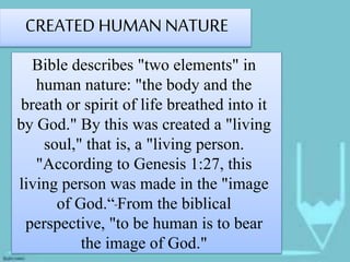 1. dela cruz, edrick diaz the human nature | PPT