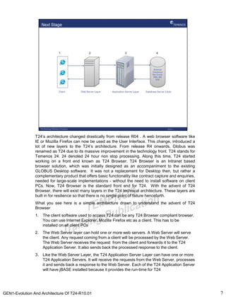 1. gen1 evolution and architecture of t24-r10.01