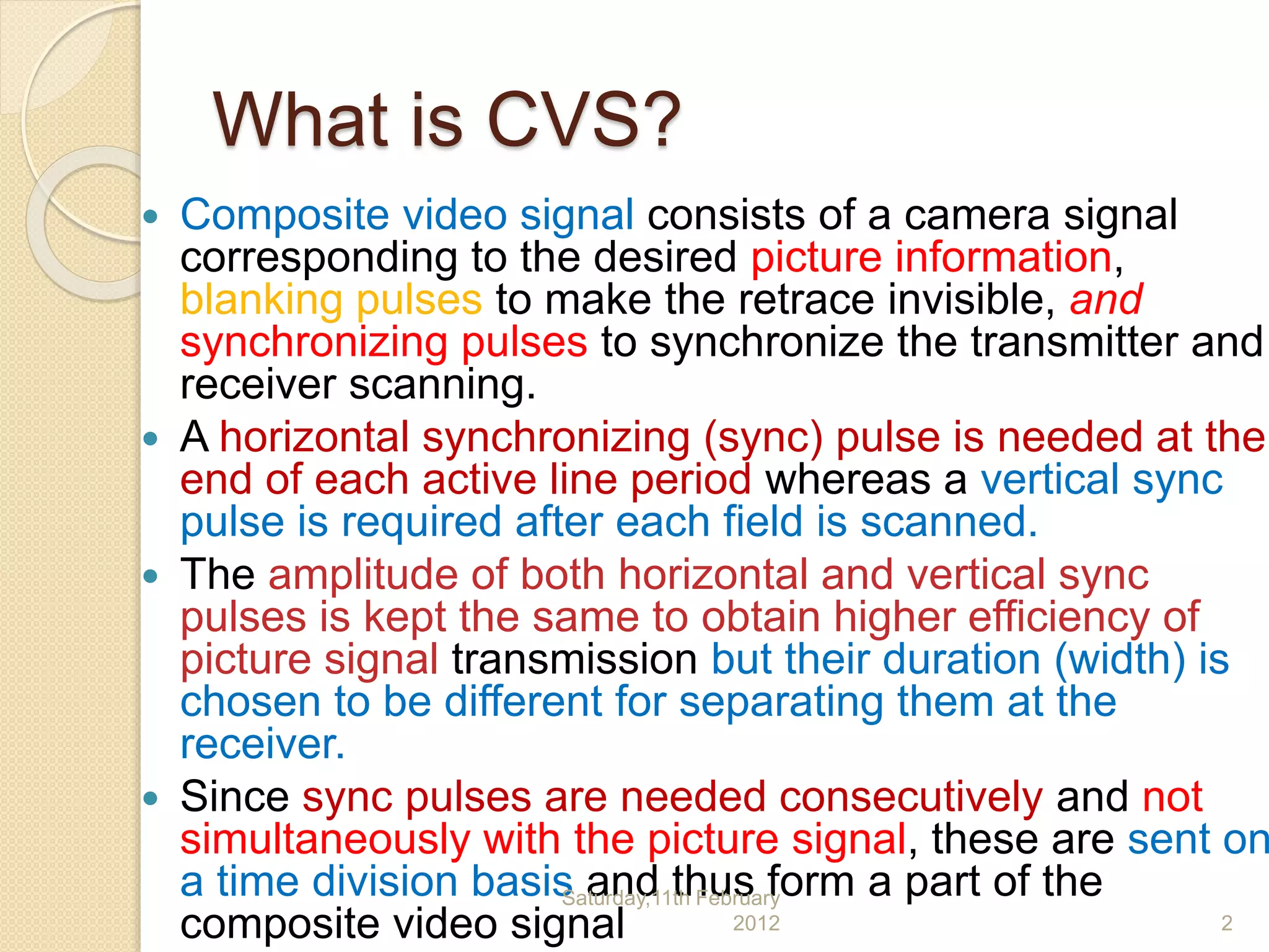 composite video signal | PPTX
